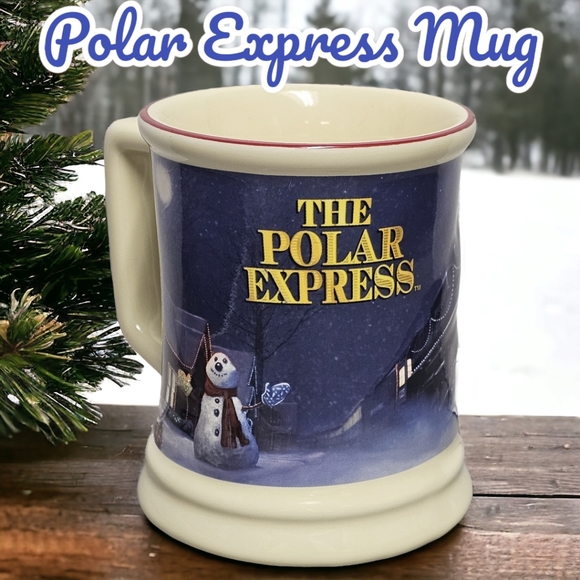 Warner Bros. | Dining | Warner Bros Polar Express Believe 3d Mug Set ...